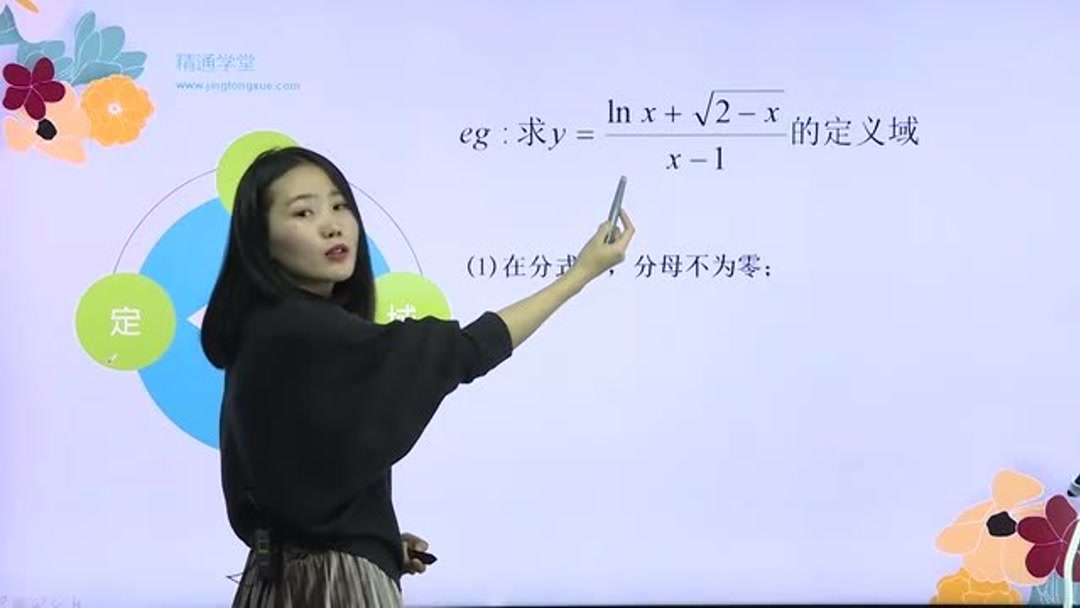 【2019专升本视频】浙江专升本数学函数定义域的求解--精通学堂