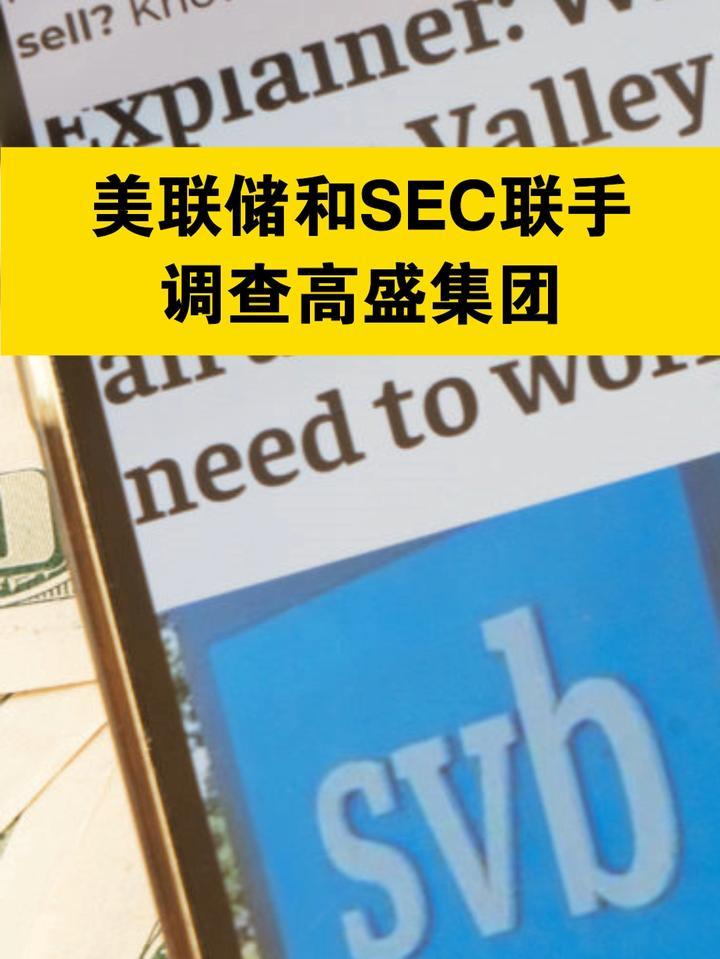美联储和SEC联手调查高盛集团