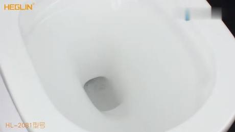 恒琳HL-2081,四孔超漩式连体坐便器