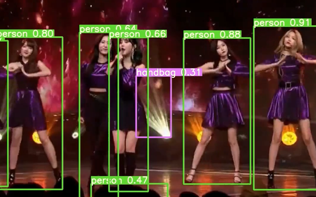 yolov5算法实现对GFRIEND打歌舞台的目标检测