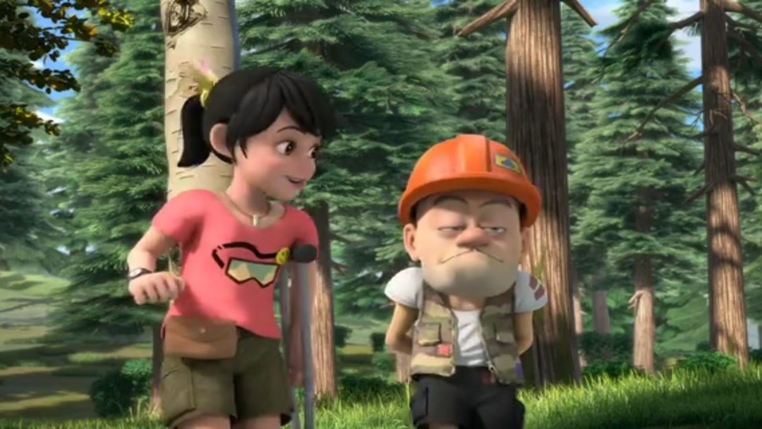 熊出没之探险日记,赵琳向光头强道歉。来到森林!游戏