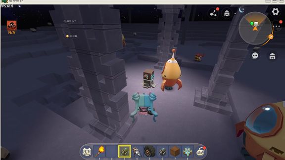 迷你世界:创造模式到外太空居然遇到。