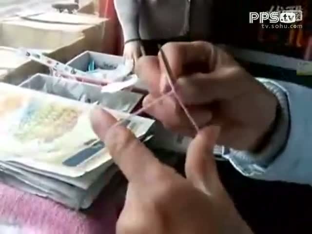 毛衣的织法教学 起针、两边