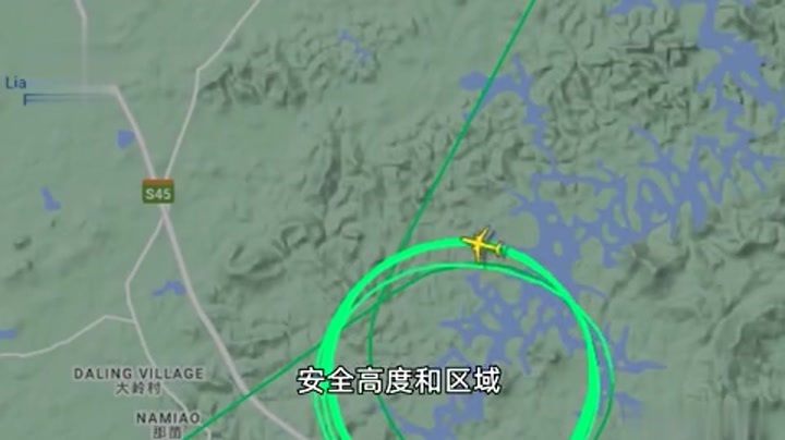 轨迹图还原PN6444遭鸟击:起飞就遇鸟群 盘旋多圈后返航