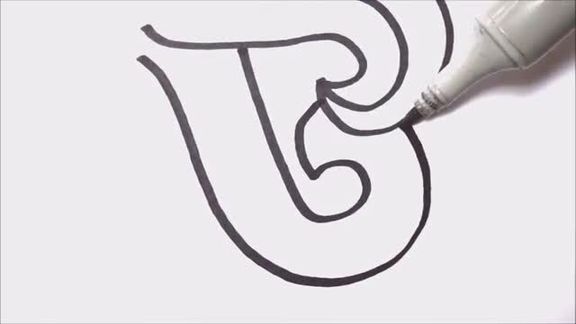 亲子涂色简笔画:漂亮头发的公主