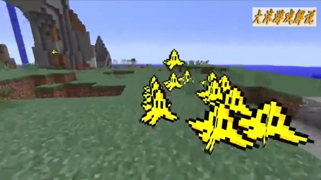 我的世界:多吃了几口香蕉,我被炸上了高空!就是这个滋味,爽