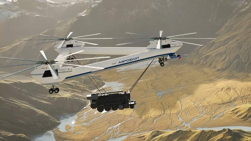 史上最奇葩的三角形直升机,共安装了3个螺旋桨,它的用途是什么