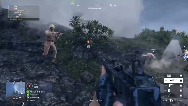 战地5太平洋战役日军阵营步兵阻击美军