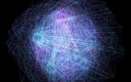 html5 canvas抽象的花纹动画特效
