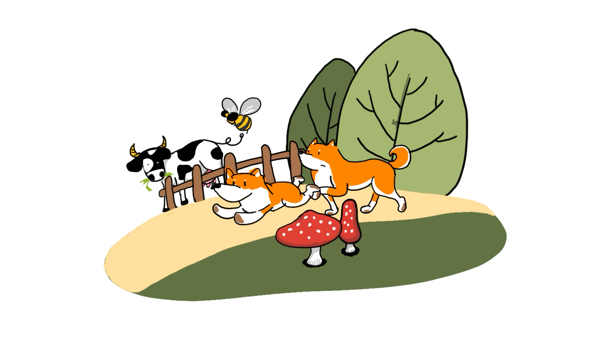 插图版《遛狗记》～哈哈这app好玩儿