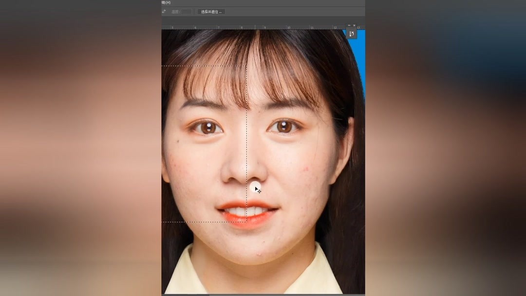 求职证件照精修分享第二例#P图