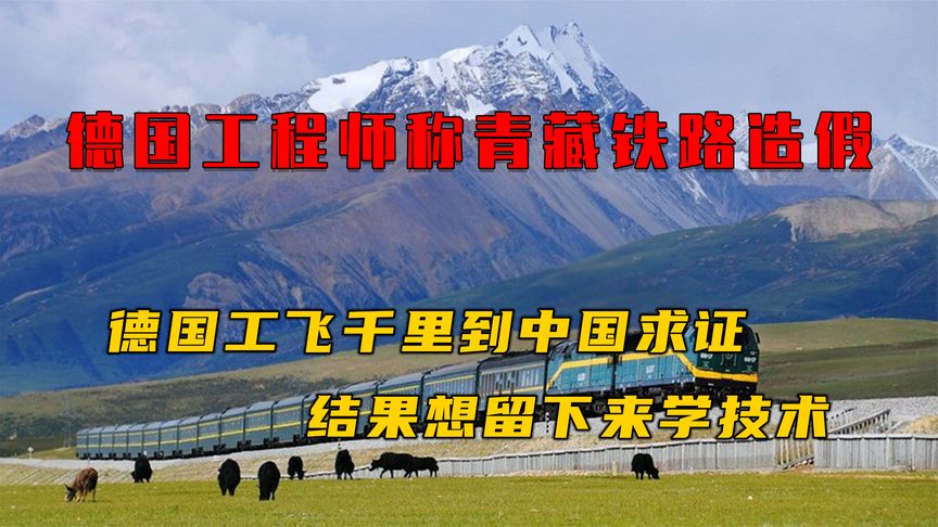 德国工程师称青藏铁路造假,飞千里到中国求证,结果想留下学技术