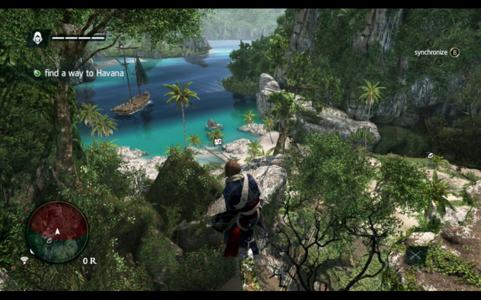 《刺客信条:黑旗》将于2013年10月29日发行,switch实机演示画面