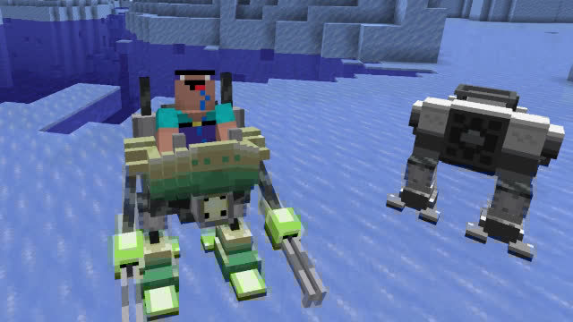 我的世界最终幻想机甲模组,能挖矿能打怪真棒