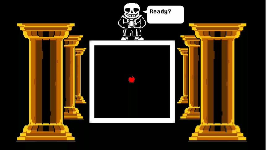 一个手残玩sans模拟器(未通关)