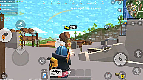 香肠派对多米搞笑吃鸡 第38集 半仙暗墨互相抱着跑毒,笑的多米差点跑...