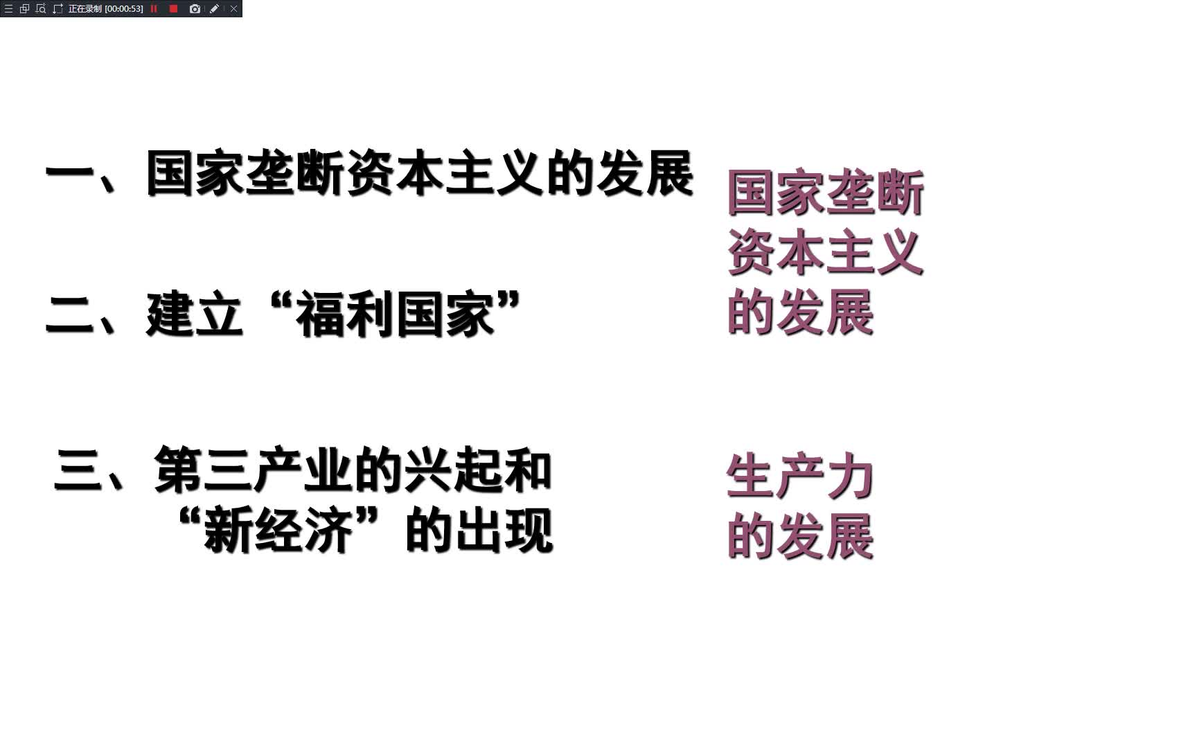 高中历史人教版必修二 第19课战后资本主义经济的新变化
