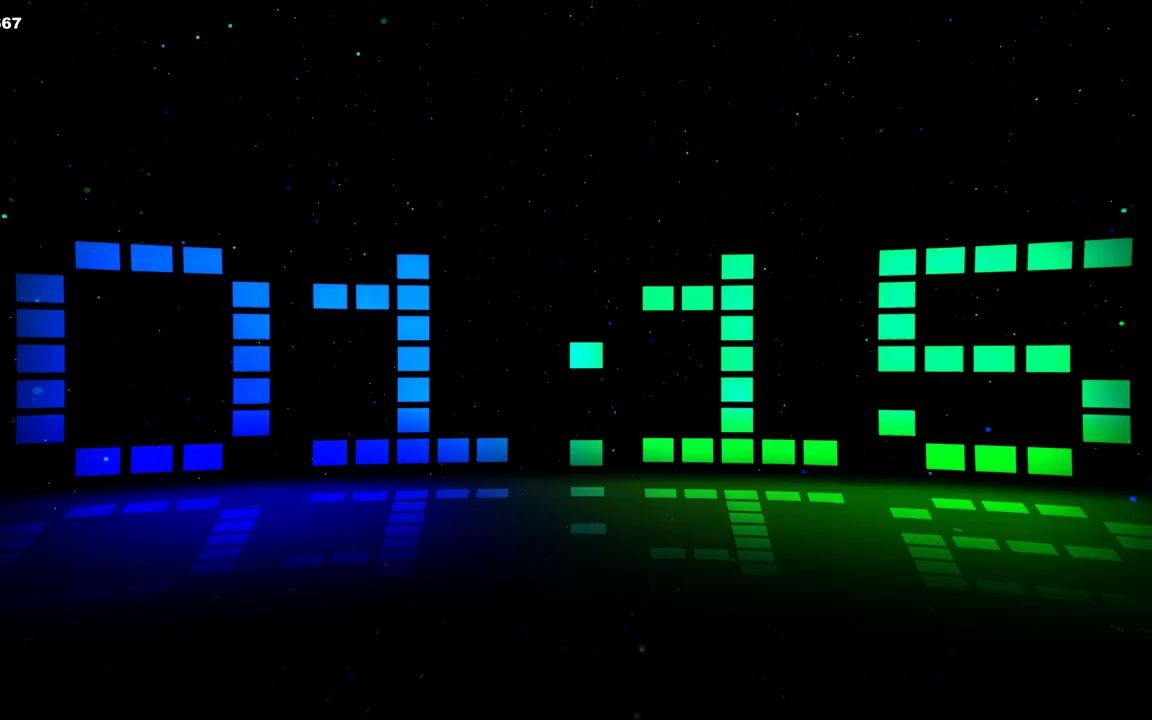 ...闪烁数字企业年会颁奖典礼晚会开场视频5分钟倒计时开场视频素材