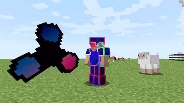 我的世界模组秀EP13指尖旋转陀螺幸运方块套装