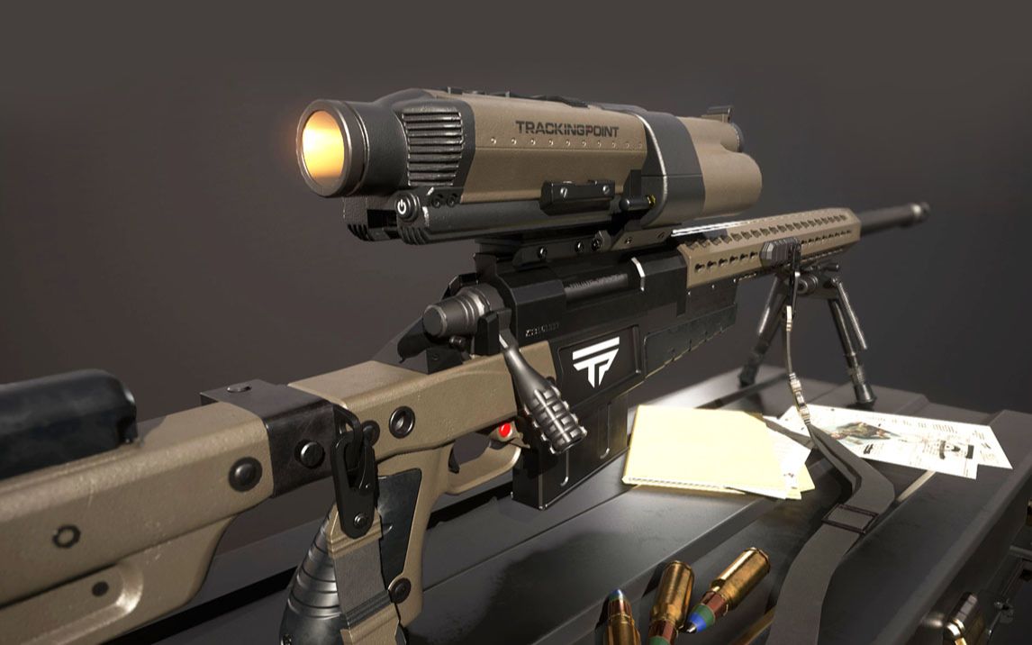 【3dmax教程】硬表面狙击枪建模,三小时教你模型布线、卡线技巧