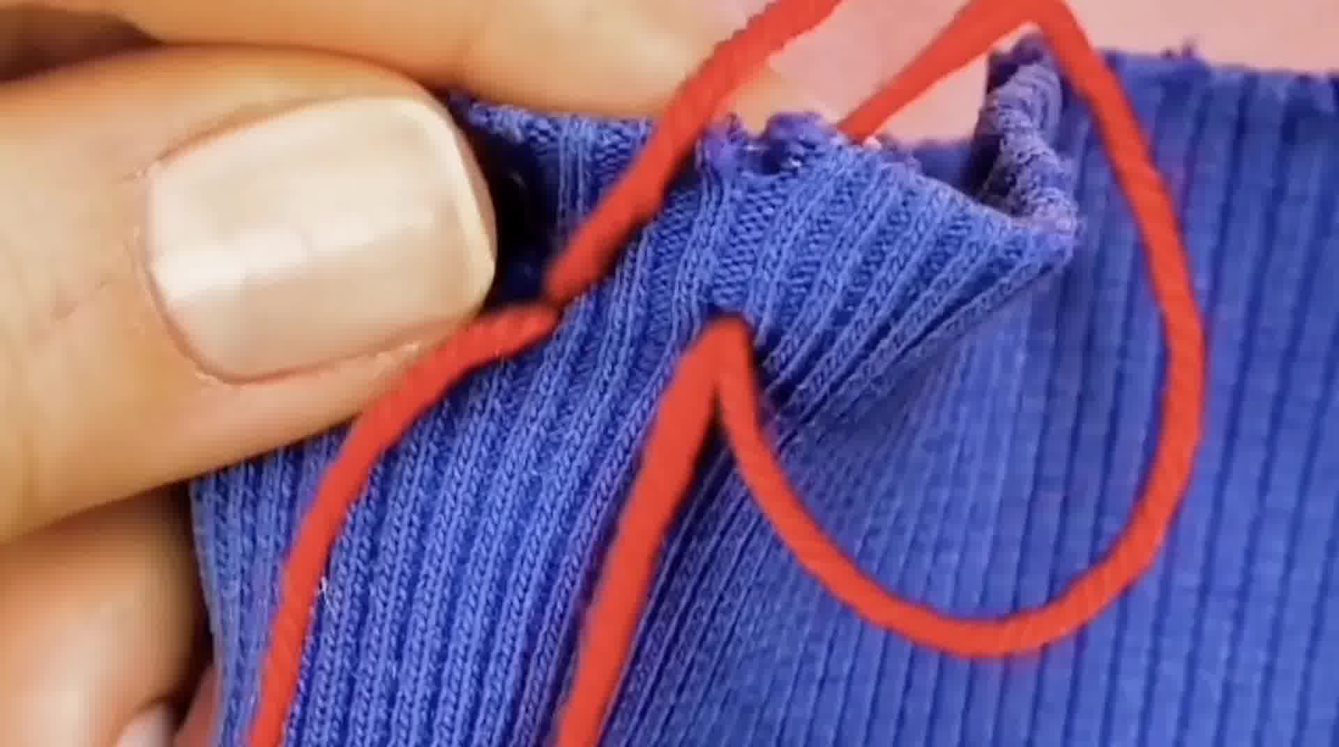 衣服破了没关系,用这几种方法,缝的衣服比买的还好看