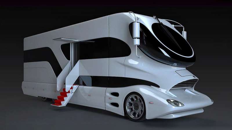 最豪华的房车,侧倾不翻堪称移动五星酒店,配510马力的发动机