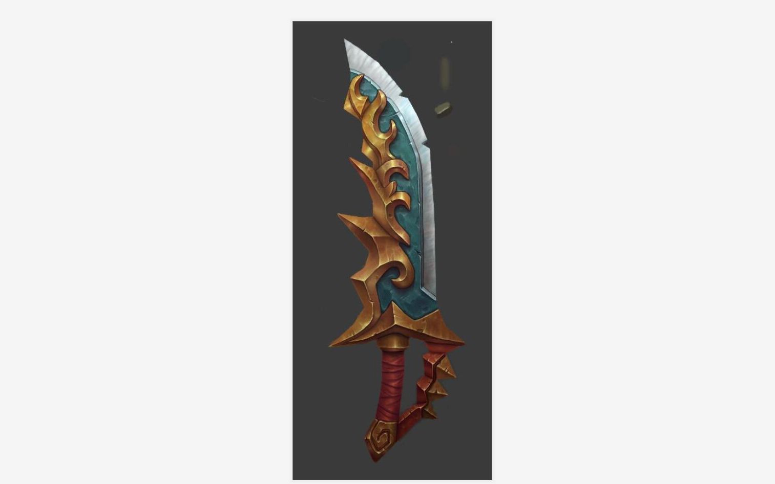 3Dmax零基础教学-3D武器建模