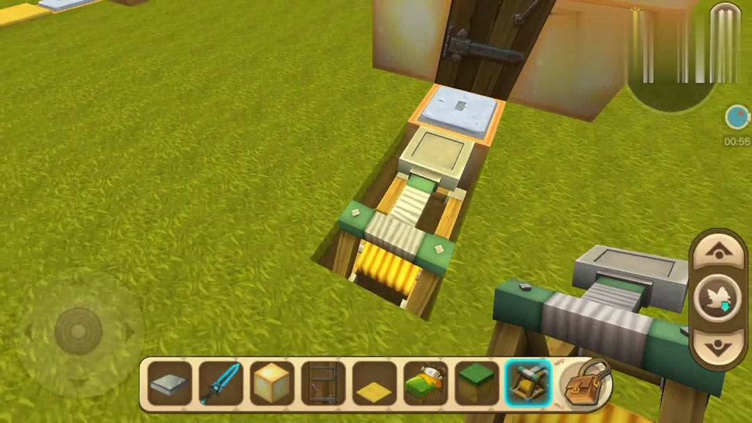 迷你世界:制作会飞的防盗门陷阱教学,能送你上月球!