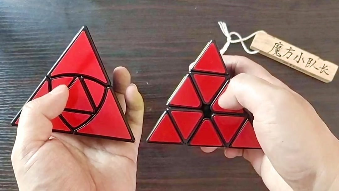奇艺金粽魔方教学视频教程异形三角金字塔魔方小队长图解公式口诀