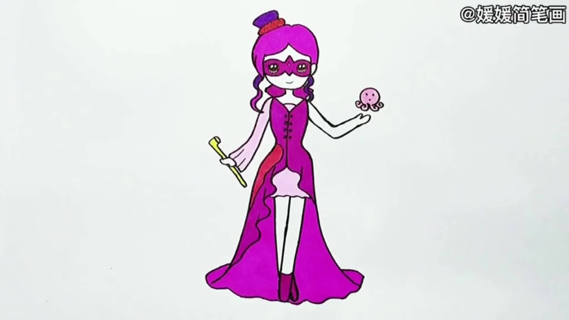 创意简笔画你希望哪一位叶罗丽仙子来做你的姐姐呢画画