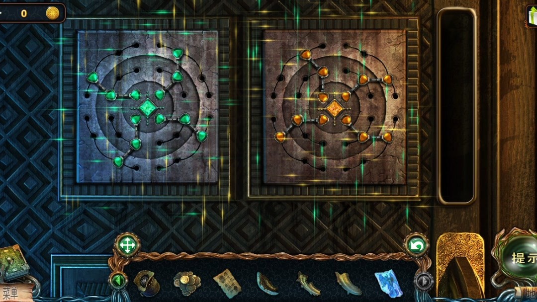 密室逃脱迷失森林 点击水晶链调整方向游戏