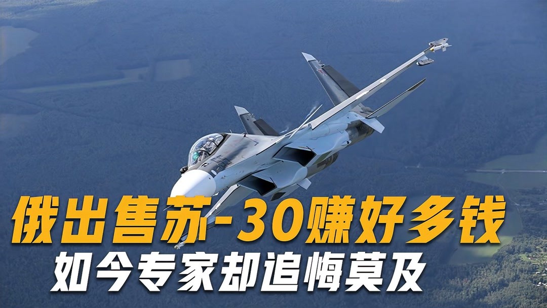 俄罗斯出售苏-30战机给我国,赚了大量金钱,如今为何追悔莫及?