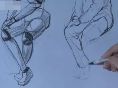 纹身素描ps油画教程视频教程, 结构素描入门挂图几何形体训练, 油画...
