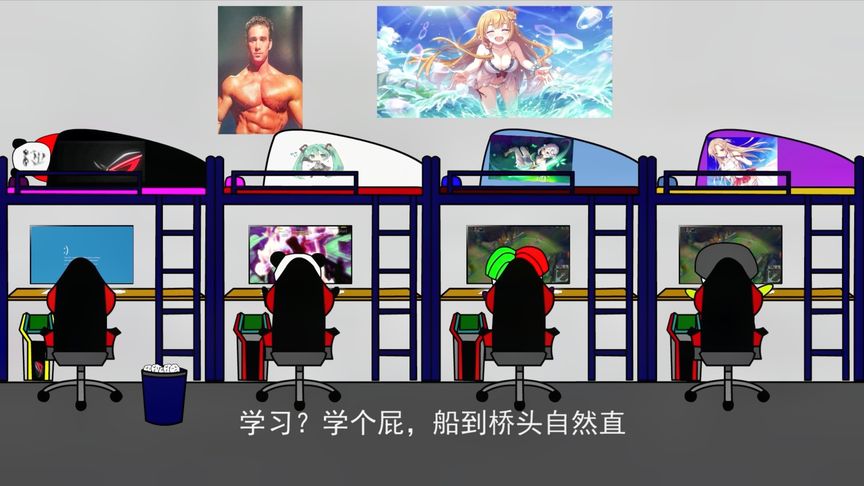 [沙雕动画]理想中的大学生活vs现实中的大学生活