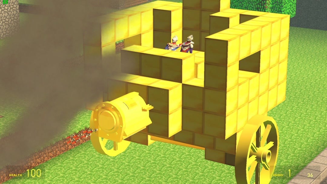 GMOD游戏奥特曼的黄金战车能发射导弹吗?