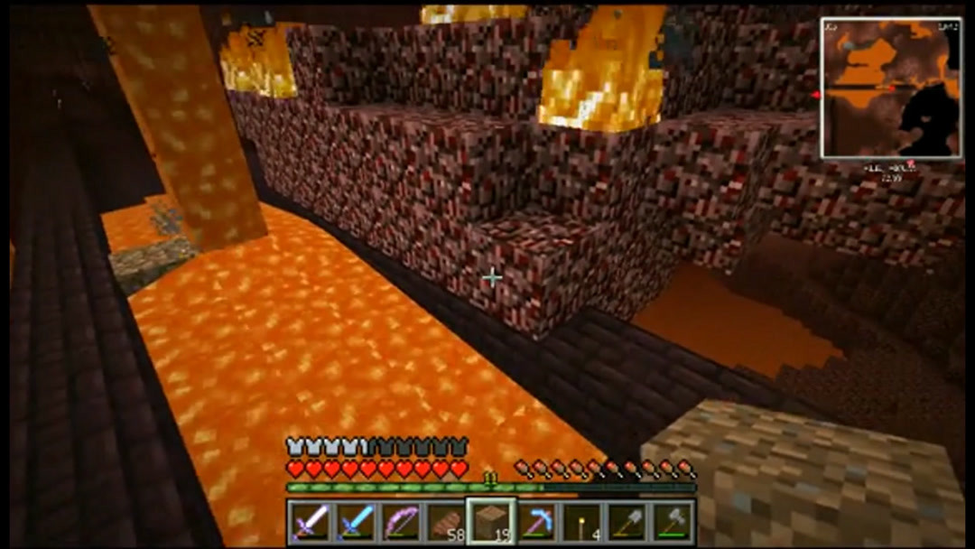 我的世界-建造篇:地狱建桥的确是危险啊