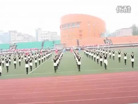 浙江财经大学第27届运动会开幕健美操表演