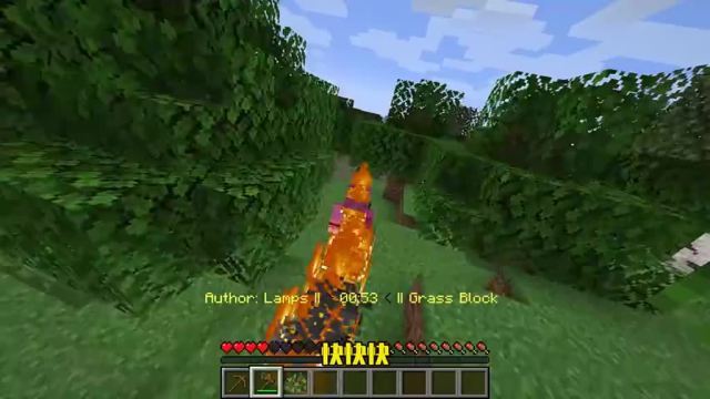 我的世界极限生存:每60秒方块随机着火,走到哪脚下都会有火焰