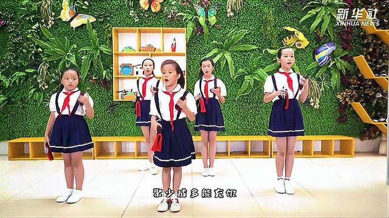 小学生唱快板 光盘行动不能忘