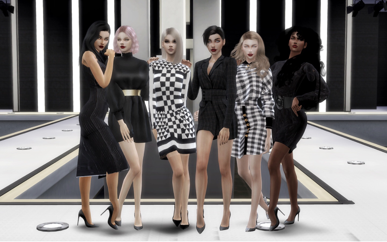 【M4】模拟人生2019年秋冬系列时装秀 - 超模大赛Ep.03部分