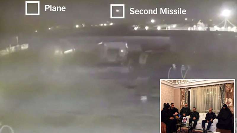 击落乌克兰客机的两枚伊朗导弹发射画面曝光:前后间隔不足30秒