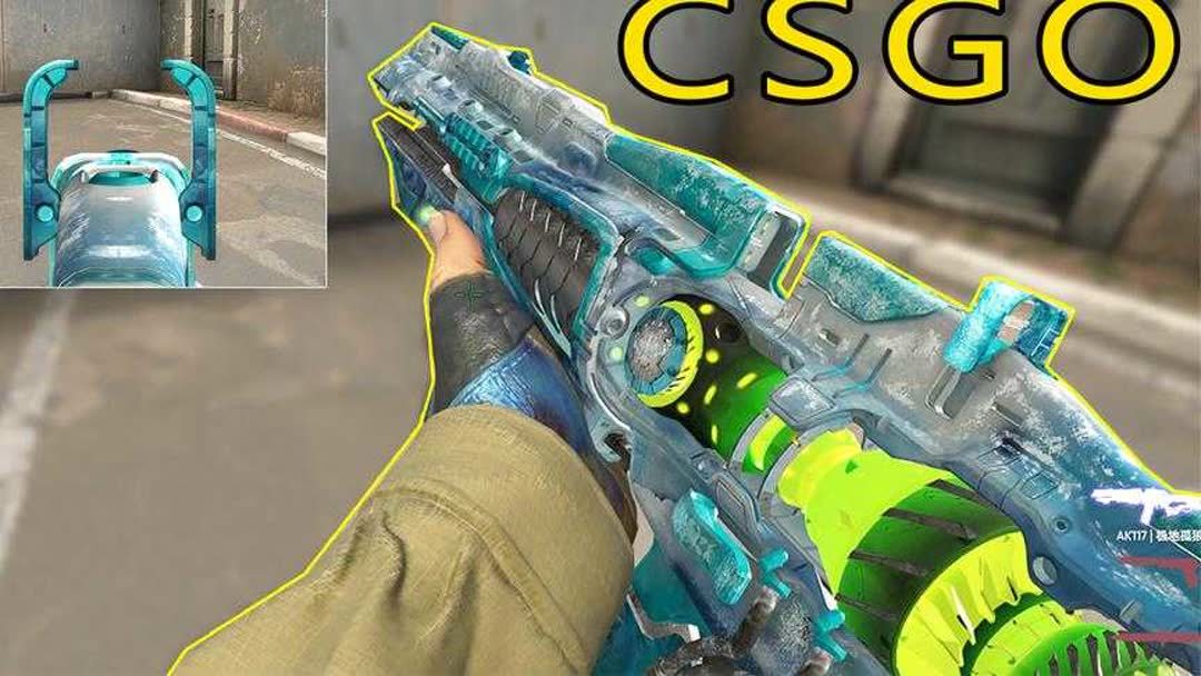CSGO全新AK117白色巨人