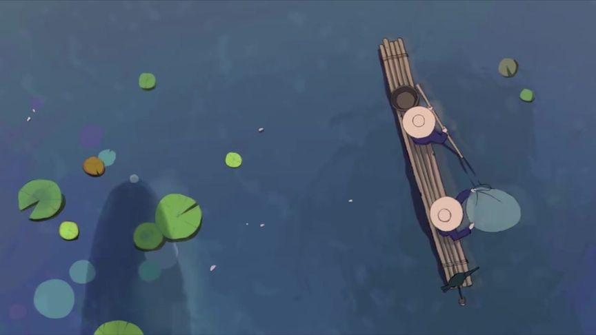 中国风的唯美动画短片,春天有花开 有绿树 画风很舒服 很赞的