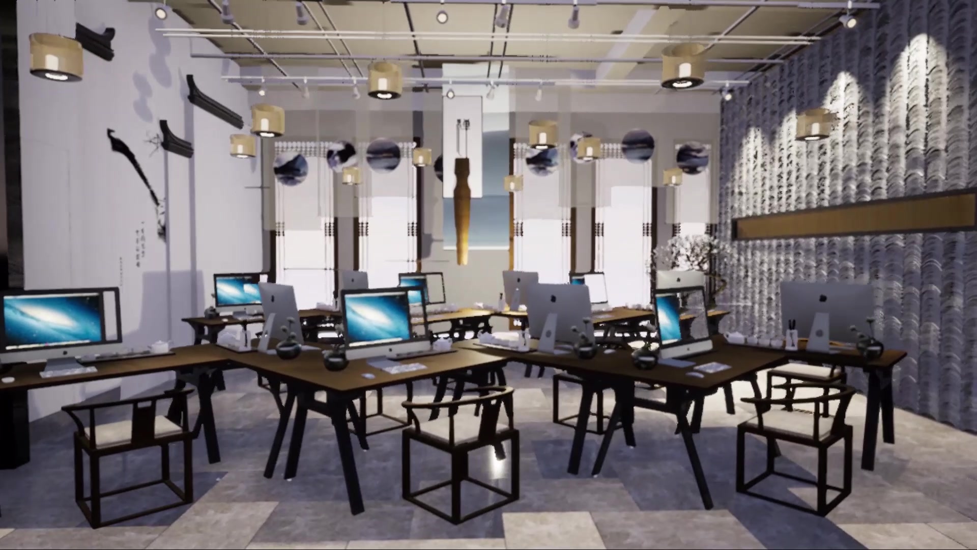 黄淮学院艺术设计学院2019级环境设计专业毕业设计漫游视频 空纳万...