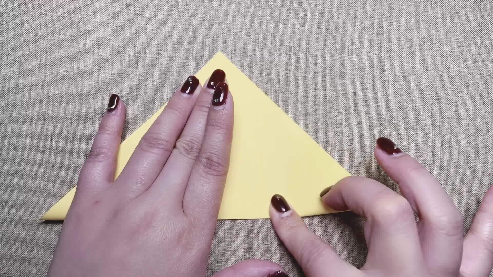 可爱漂亮的小猫咪,3分钟学会折纸