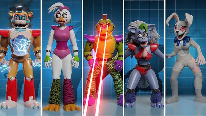 玩具熊安全漏洞7大角色你认识几个?这鳄鱼居然有镭射激光眼