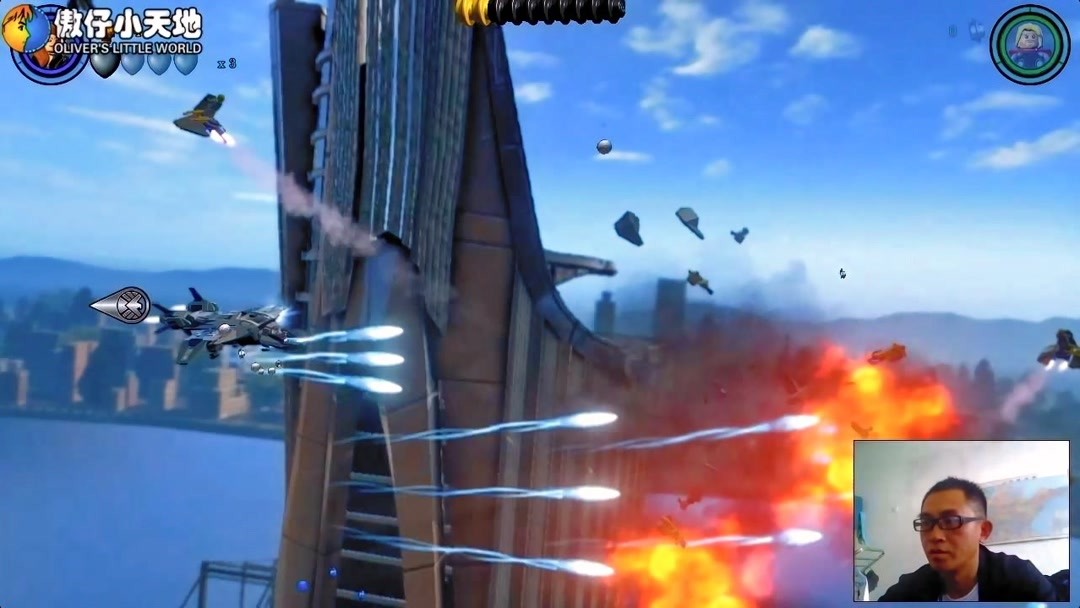 乐高漫威复仇者联盟第1部-21黑寡妇驾驶战机与洛基军队展开空战