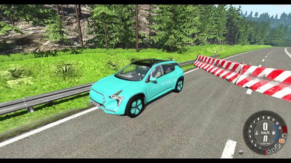 车祸模拟:EV纯电汽车,巴士,极限性能测试