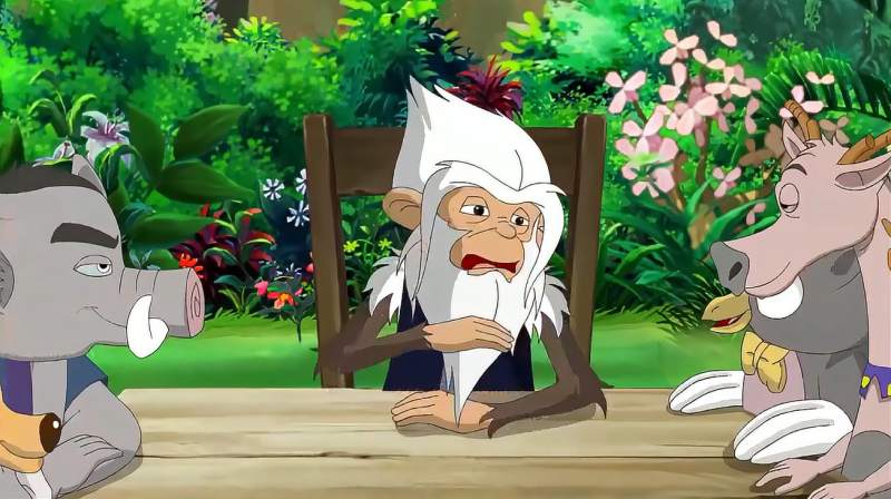 森林使者:白头猴长老开会,召集所有人,就为了问外卖啥时候来