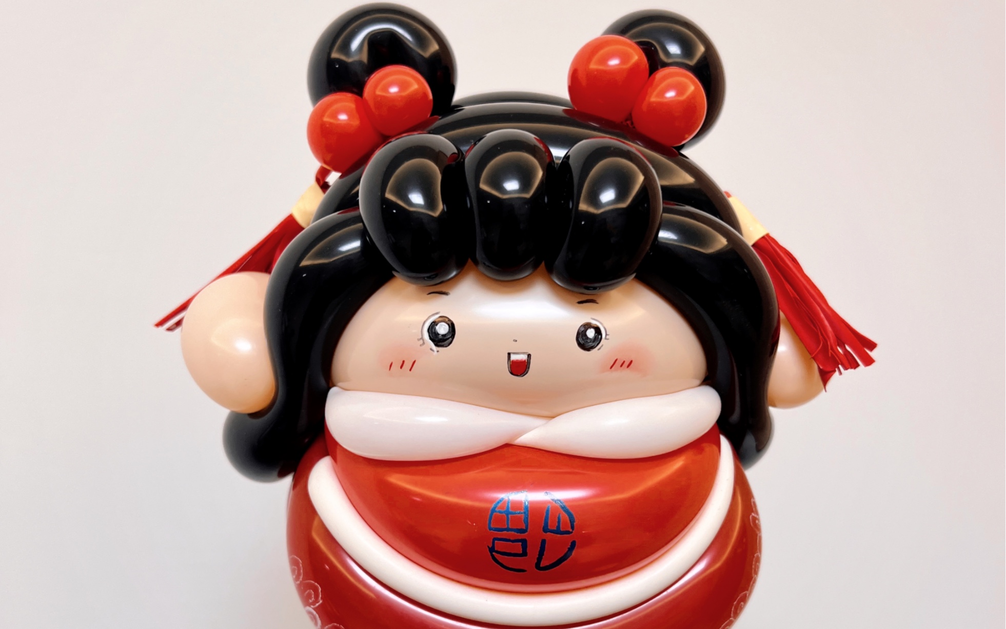 新年特辑之福娃女宝宝气球公仔,都是原创设计的款!可以在年前学习...